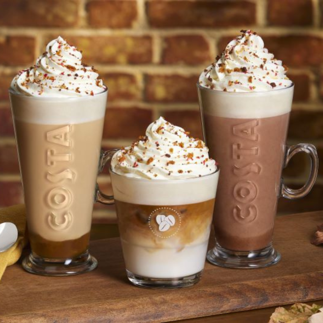 COSTA COFFEE UNVEILS ITS NEW AUTUMN MENU - Westend Shopping